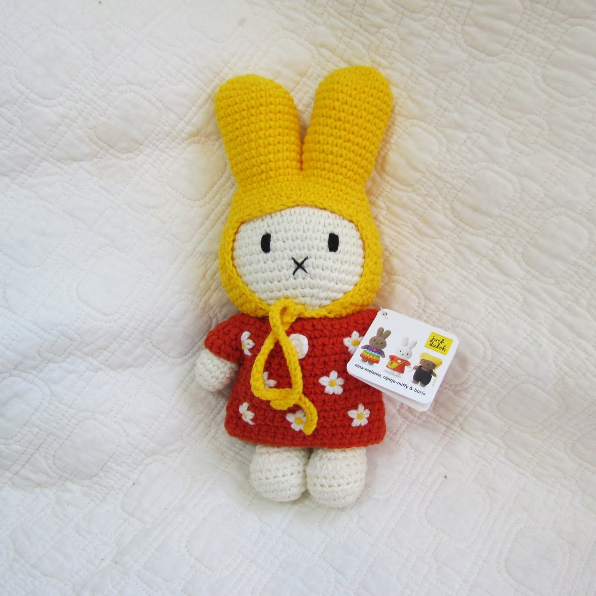 Miffy Bunny Doll, Handmade in a Red Dress, Ages 3+ – Dragonfly Castle