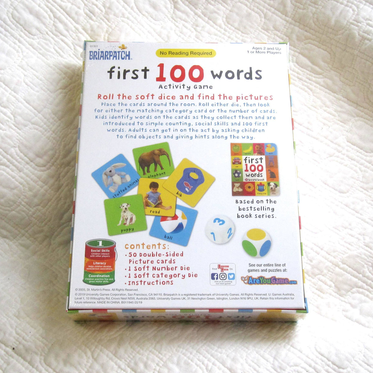 "First 100 Words" Activity Game, Ages 2+ – Dragonfly Castle